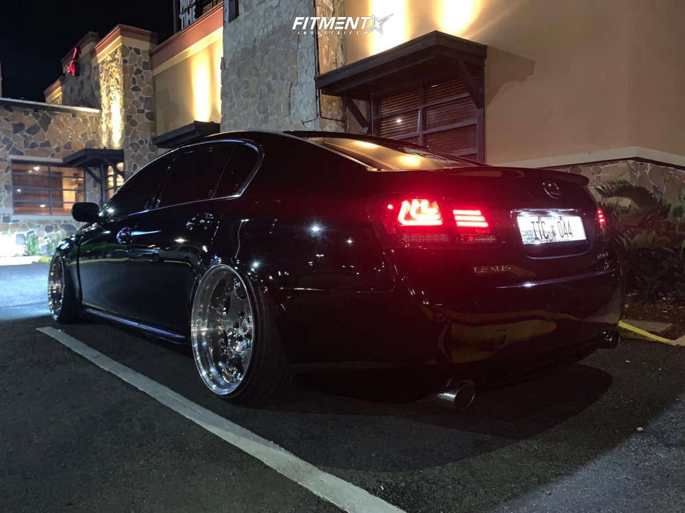 2006 Lexus GS430 4dr Sedan (4.3L 8cyl 6A) with 20x10.5 Weds Bazreia and ...