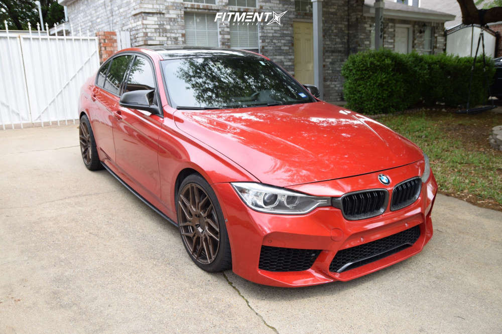 2012 BMW 335i Base with 19x8.5 Rohana Rfx7 and Federal 235x35 on Stock ...