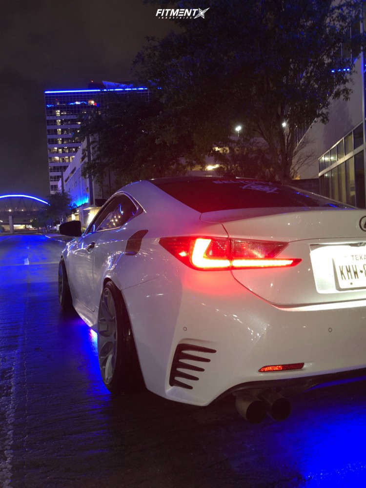 2015 Lexus RC350 F Sport with 19x9.5 VMR V710 and Bridgestone 225x35 on ...