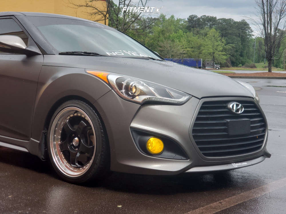 2015 Hyundai Veloster Turbo with 18x8 Konig Ssm and Nexen 215x40 on ...