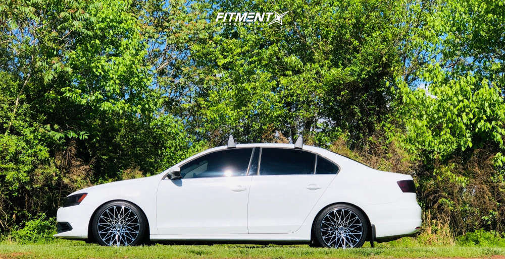 2014 Volkswagen Jetta TDI Premium with 18x8 Aodhan LS001 and Nankang ...