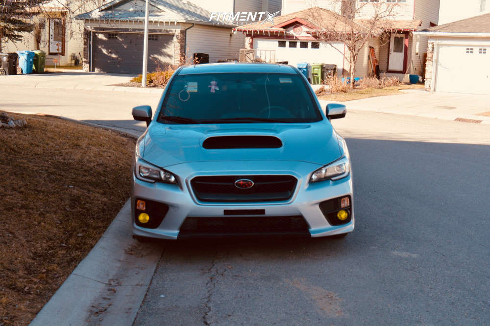 2017 Subaru WRX Sport with 18x9.5 Option Lab R716 and Continental ...