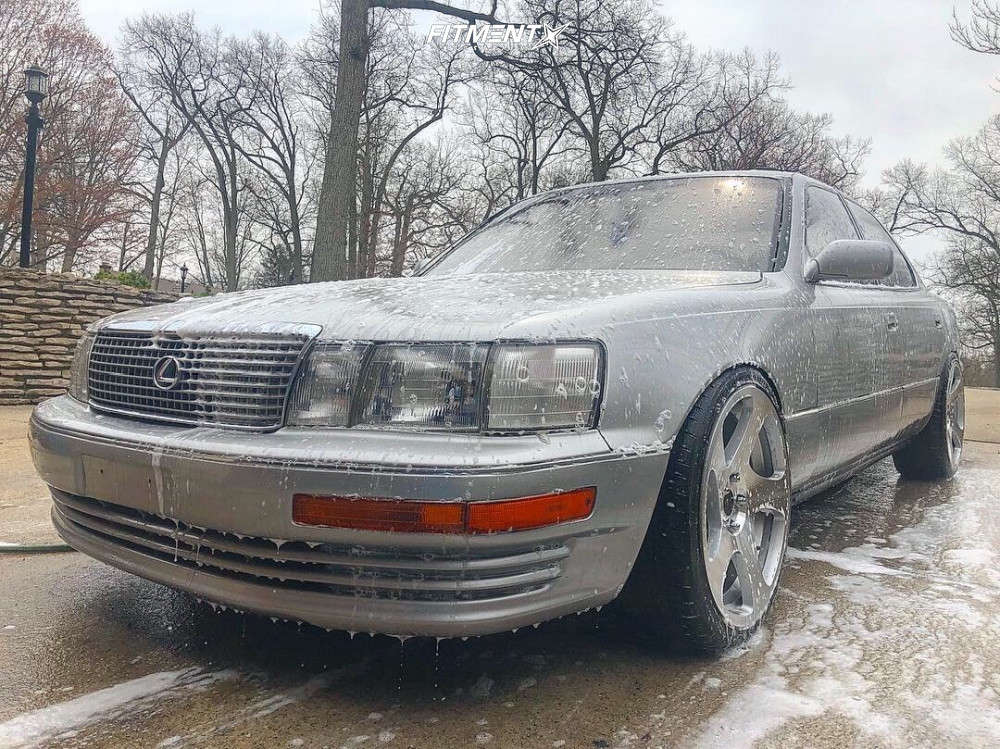 1990 Lexus LS400 Base with 19x8.5 Rotiform Tmb and Nitto 245x40 on ...