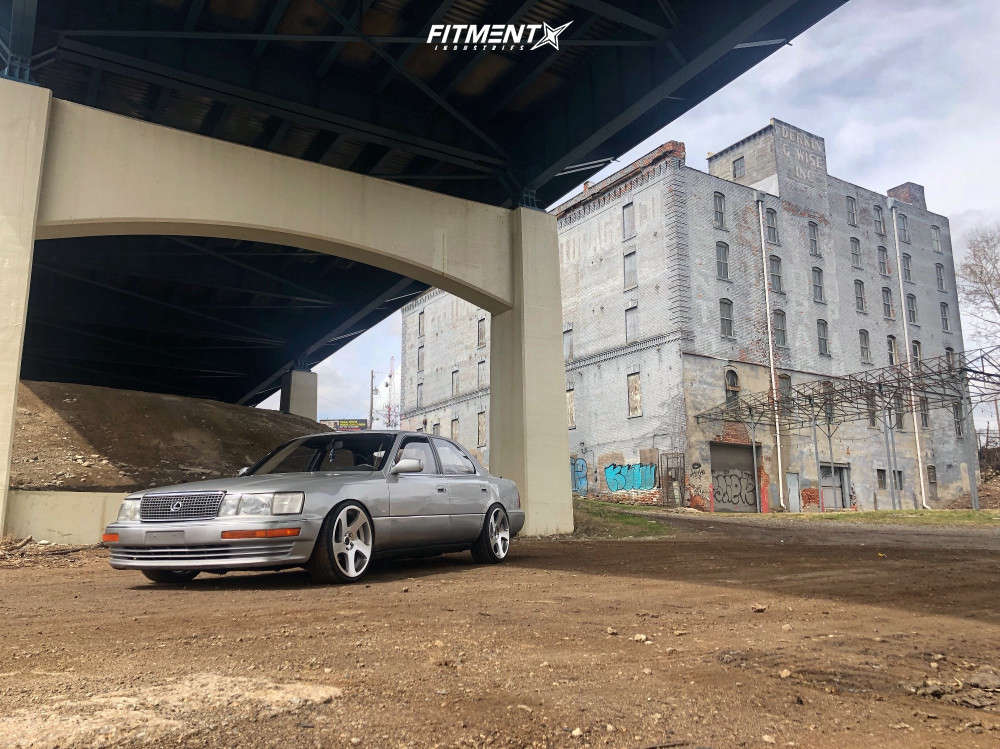 1990 Lexus LS400 Base with 19x8.5 Rotiform Tmb and Nitto 245x40 on ...