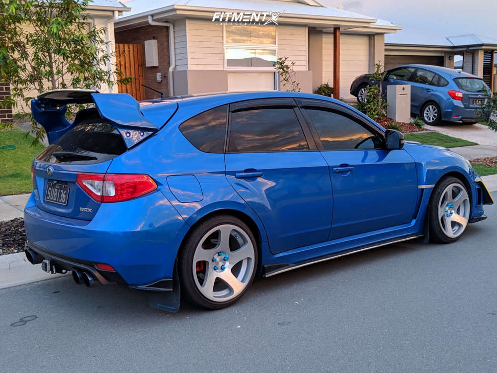 2013 Subaru WRX Base with 18x9.5 Rotiform Tmb and Altenzo 225x30 on ...