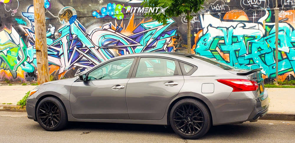 2016 Nissan Altima Base with 19x9.5 Niche Gamma and Continental 245x40 ...
