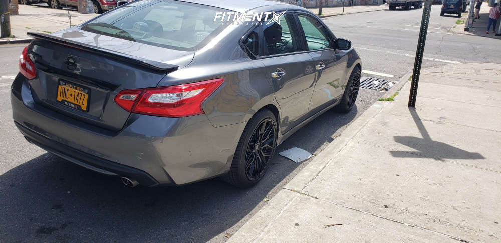 2016 Nissan Altima Base with 19x9.5 Niche Gamma and Continental 245x40 ...