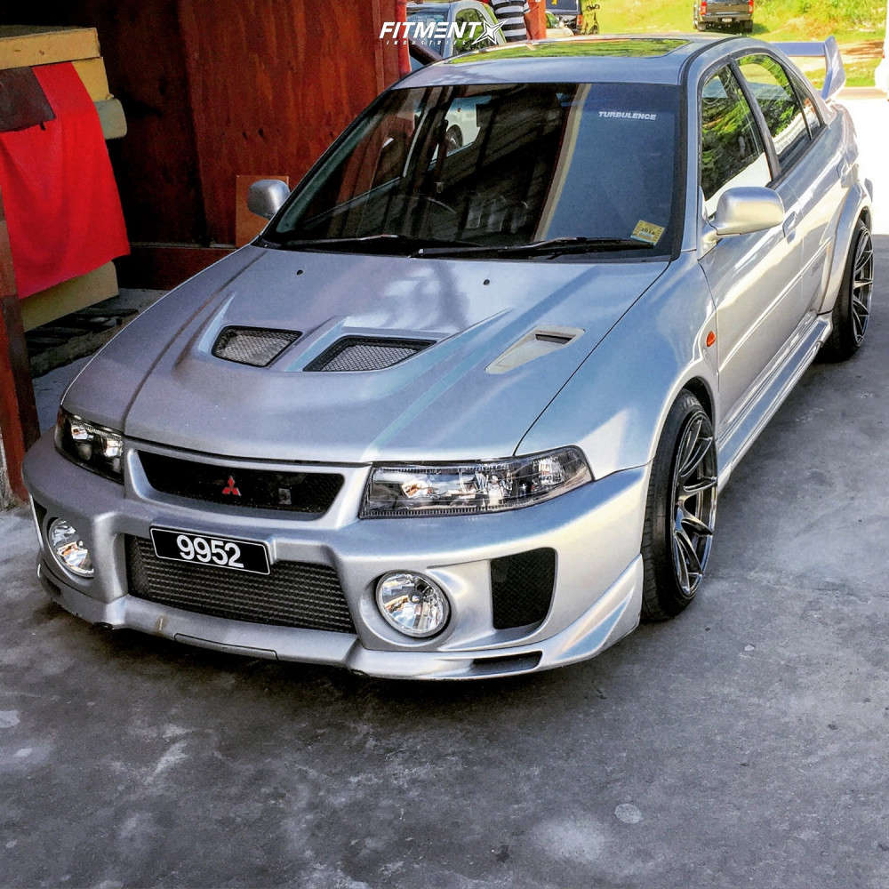 2005 Mitsubishi Lancer Evolution with 18x9.75 XXR 527 and Nankang ...