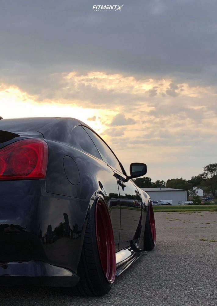 2012 INFINITI G37 IPL with 18x10.5 Aodhan Ds01 and Toyo Tires 255x35 on ...