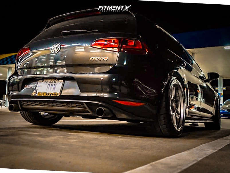 2016 Volkswagen GTI SE with 18x9 Enkei RPF1 and Nitto 245x40 on ...