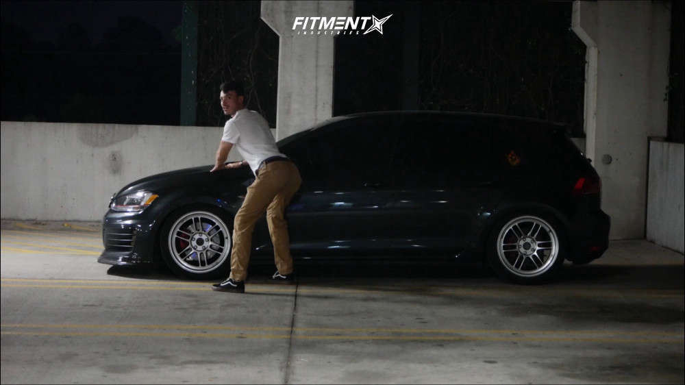 2016 Volkswagen GTI SE with 18x9 Enkei RPF1 and Nitto 245x40 on ...