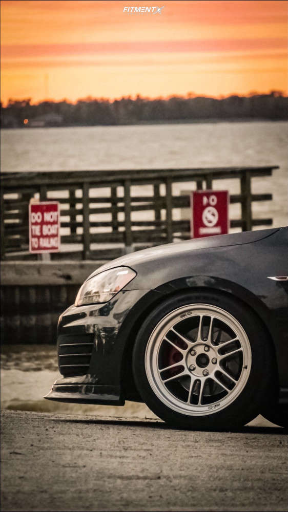 2016 Volkswagen GTI SE with 18x9 Enkei RPF1 and Nitto 245x40 on ...