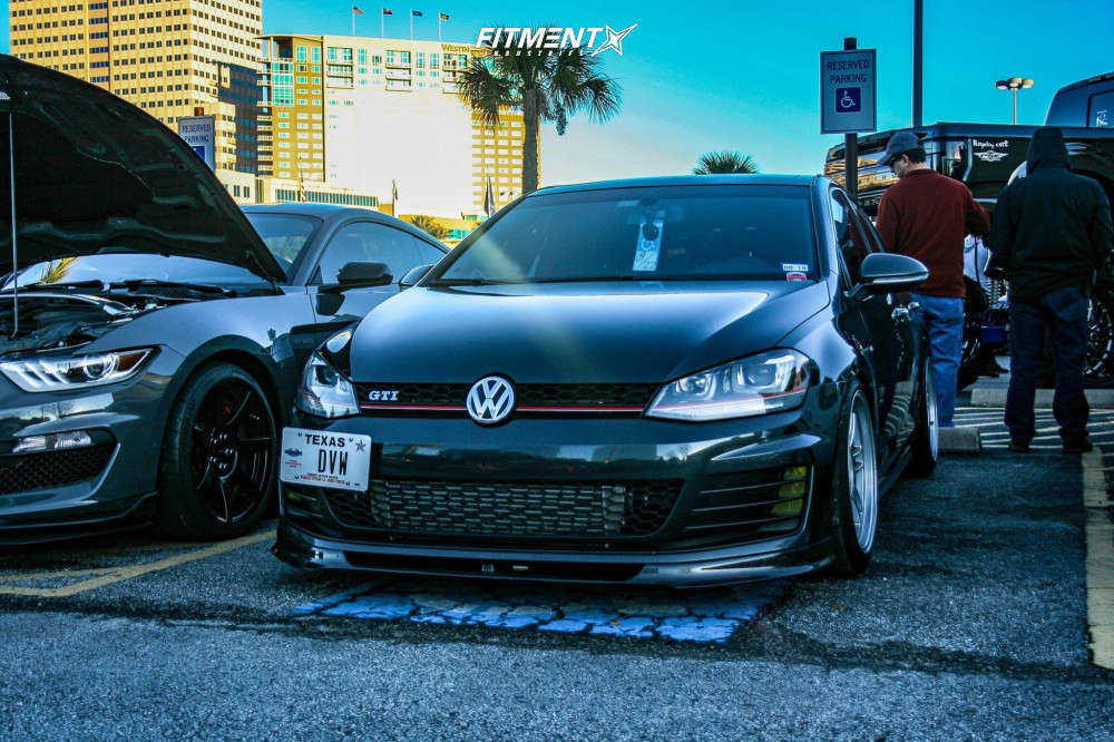 2016 Volkswagen GTI SE with 18x9 Enkei RPF1 and Nitto 245x40 on ...