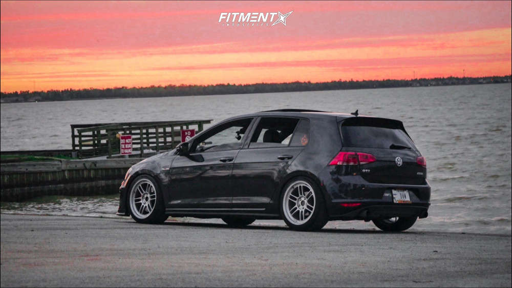 2016 Volkswagen GTI SE with 18x9 Enkei RPF1 and Nitto 245x40 on ...