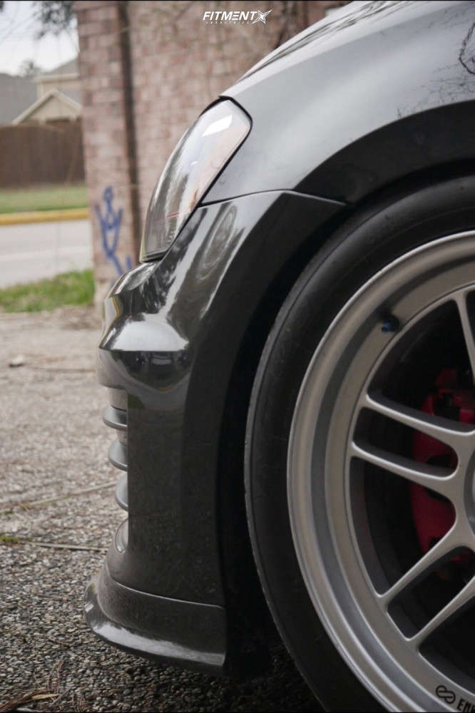 2016 Volkswagen GTI SE with 18x9 Enkei RPF1 and Nitto 245x40 on ...