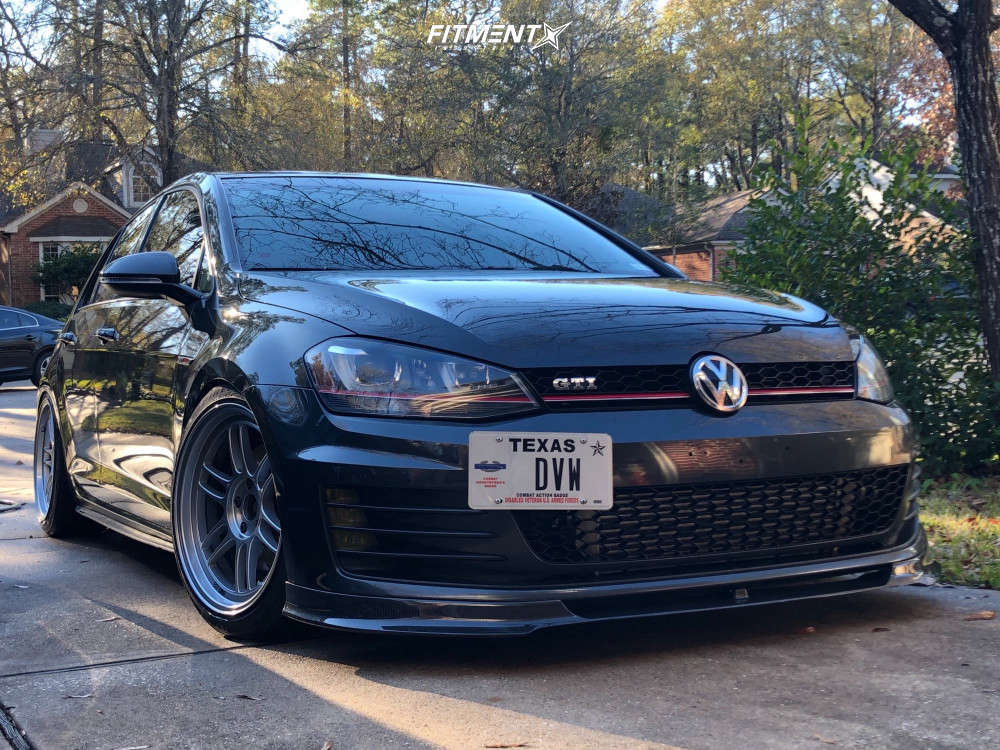 2016 Volkswagen GTI SE with 18x9 Enkei RPF1 and Nitto 245x40 on ...