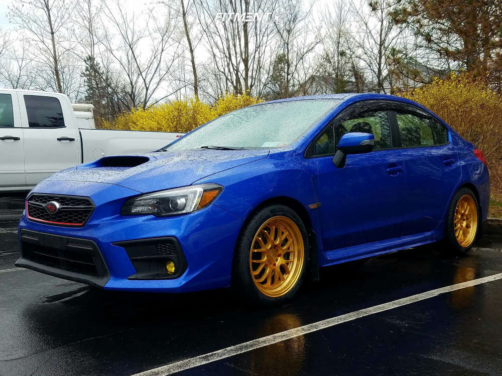 2018 Subaru WRX Limited with 18x8.5 F1R F21 and Michelin 245x40 on ...
