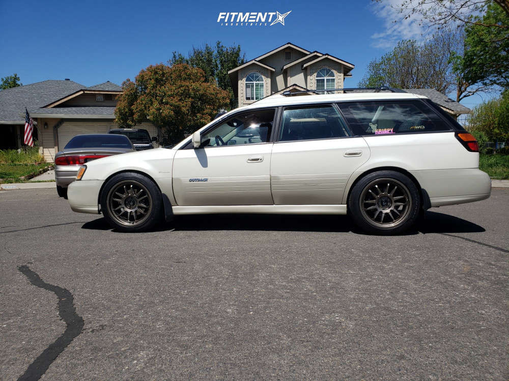 2004 Subaru Outback H6 with 18x9 Cosmis Racing XT-206R and Firestone ...