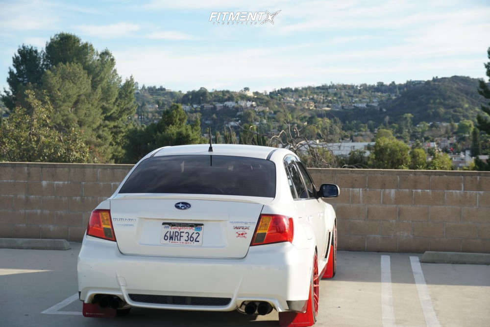 2012 Subaru WRX Base with 18x9.5 Rays Engineering 57xtreme and Hankook ...