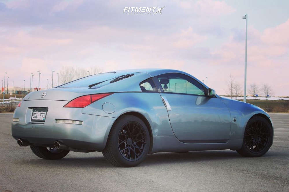 2004 Nissan 350Z Enthusiast with 18x8.5 TSW Sebring and Continental ...