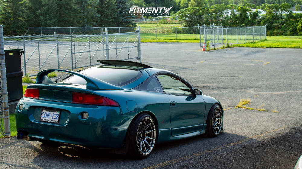 1999 Mitsubishi Eclipse GST with 18x9.75 XXR 527 and Nitto 225x40 on ...