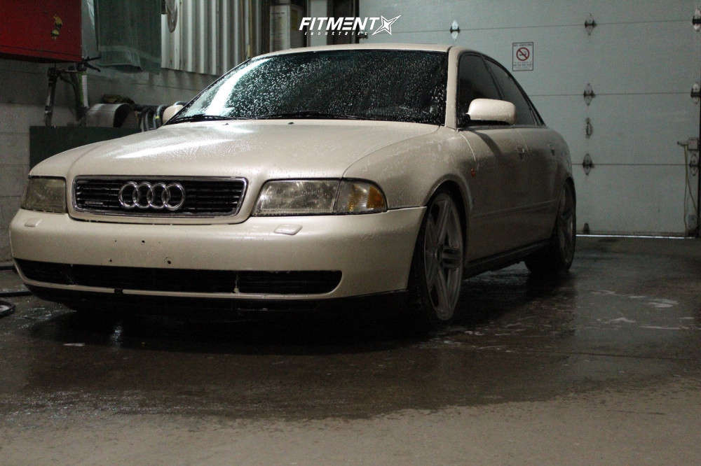 1996 Audi A4 Quattro Base with 18x8 Alzor 620 and Bridgestone 225x40 on ...