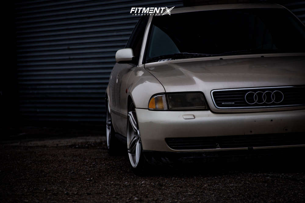 1996 Audi A4 Quattro Base with 18x8 Alzor 620 and Bridgestone 225x40 on ...