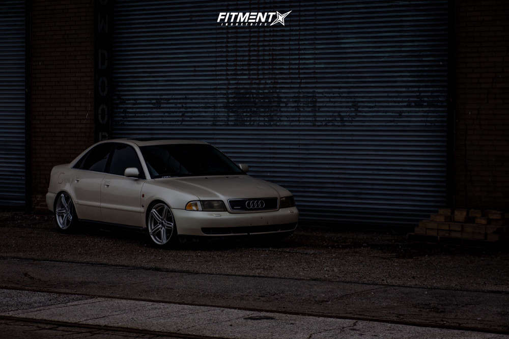 1996 Audi A4 Quattro Base with 18x8 Alzor 620 and Bridgestone 225x40 on ...