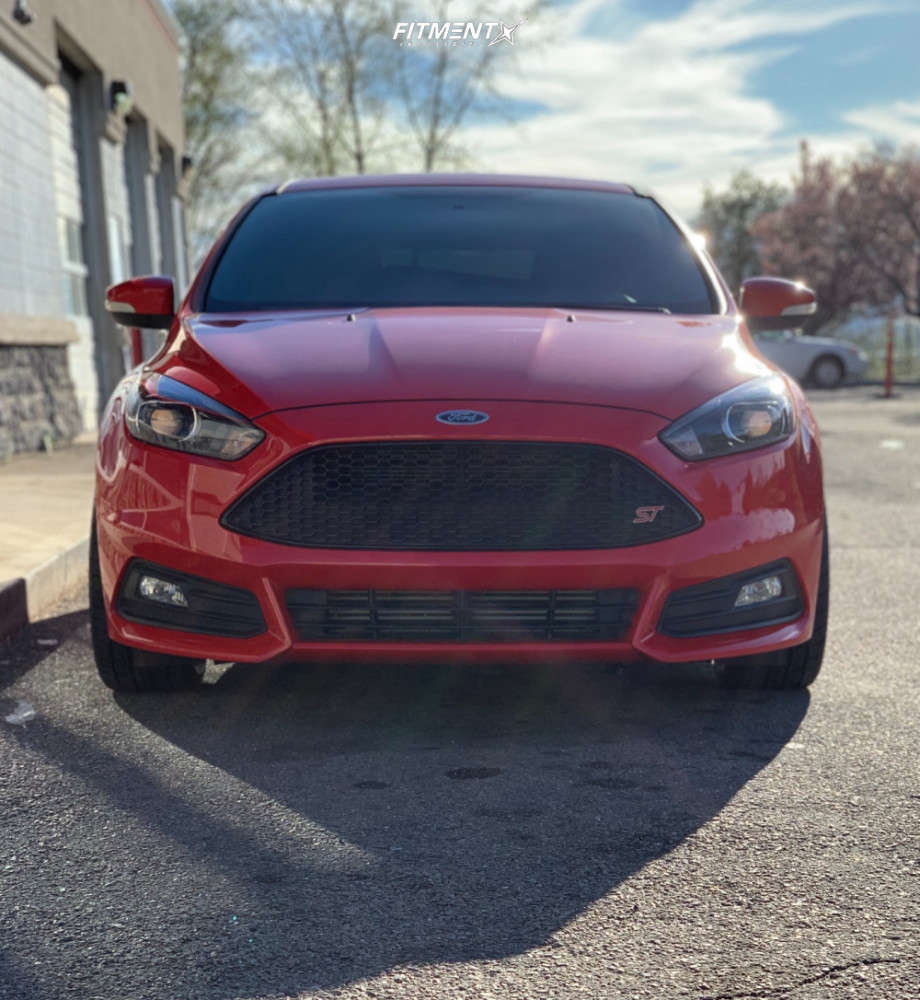 2017 Ford Focus ST with 17x8 Shift Axle and Nitto 245x45 on Stock ...