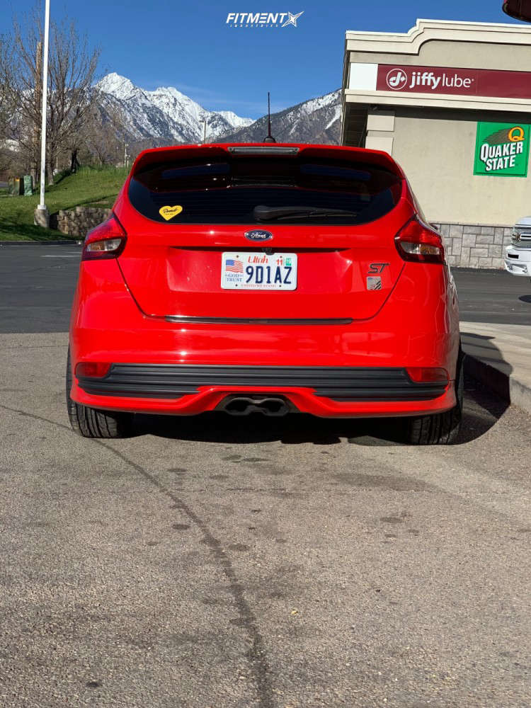 2017 Ford Focus ST with 17x8 Shift Axle and Nitto 245x45 on Stock ...