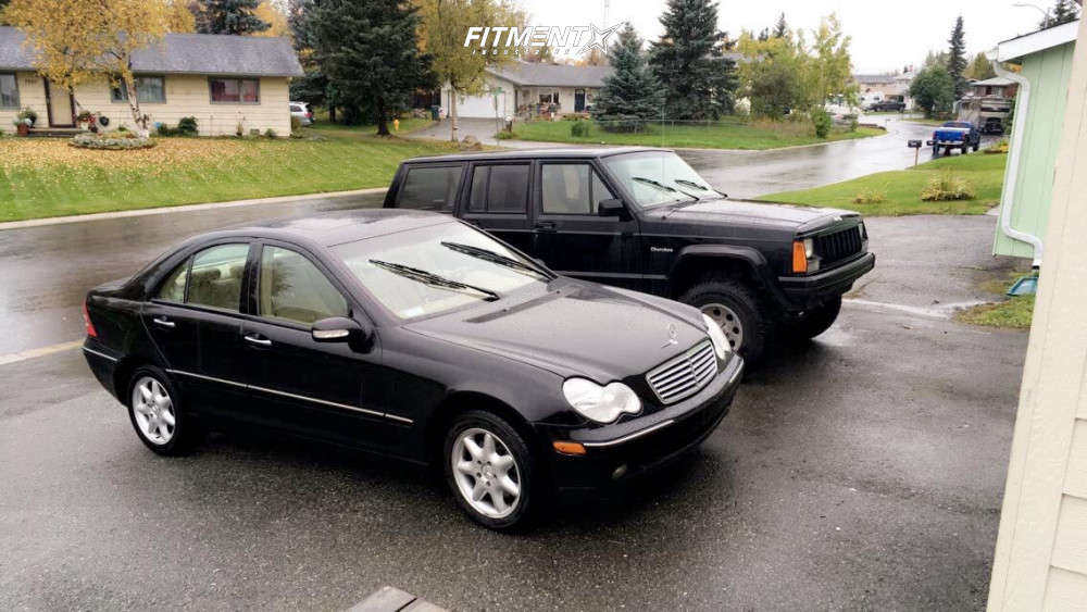 2003 Mercedes-Benz C320 4Matic with 18x8.5 Ronal Brabus Monoblock IV ...