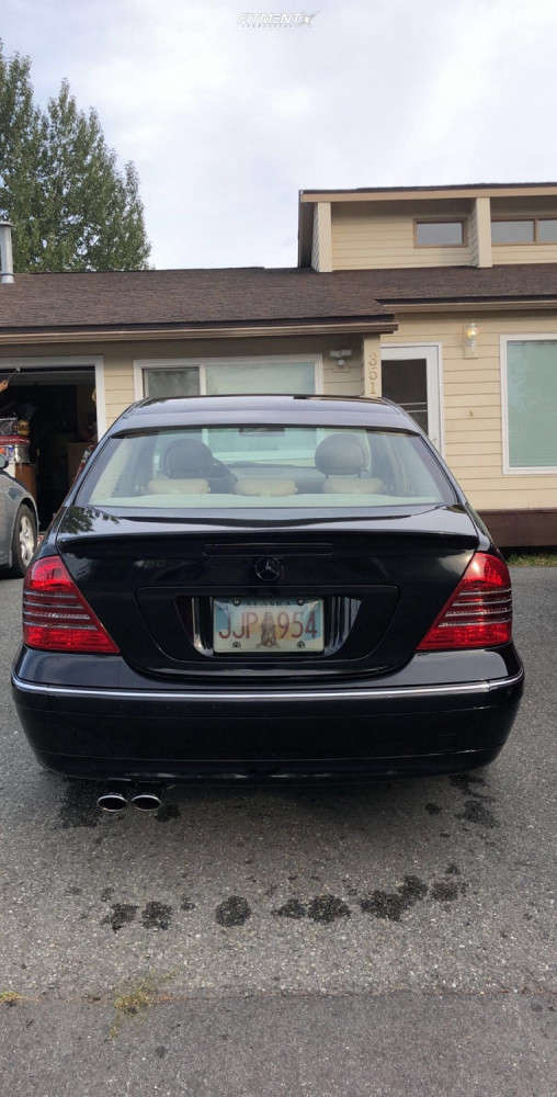 2003 Mercedes-Benz C320 4Matic with 18x8.5 Ronal Brabus Monoblock IV ...