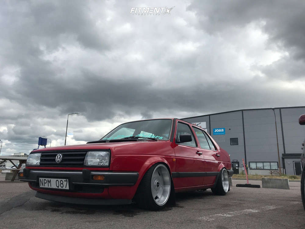 1988 Volkswagen Jetta GL with 16x9 Borbet A and Hankook 195x40 on ...