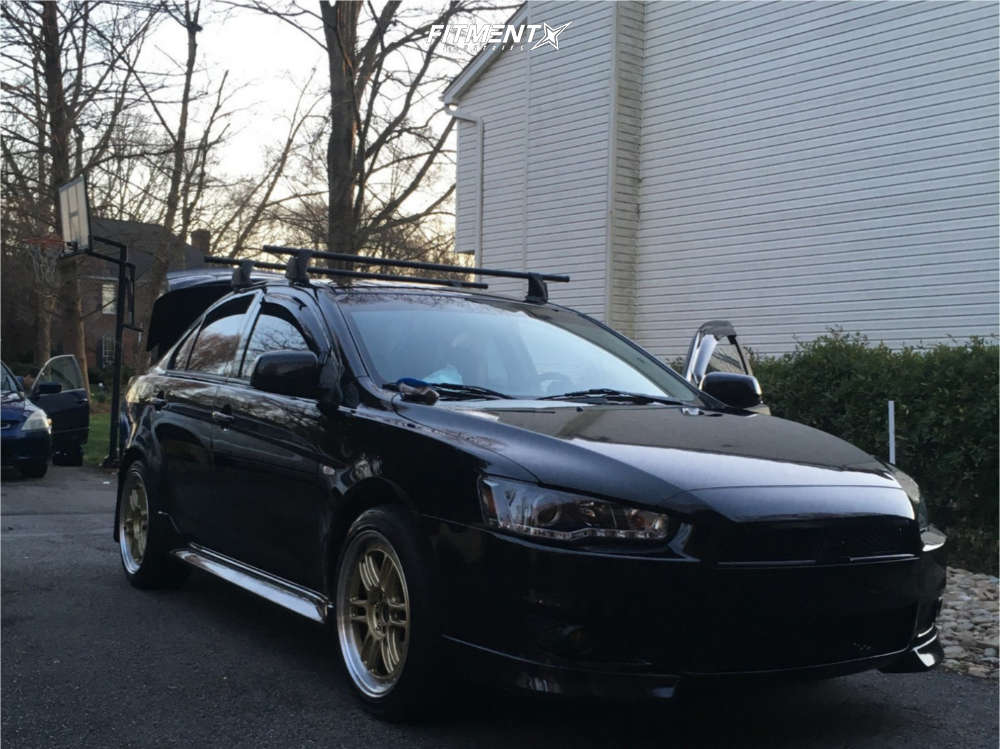 2013 Mitsubishi Lancer ES with 18x8.5 XXR 552 and Nitto 225x45 on Stock ...
