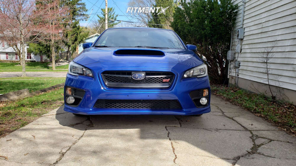 2016 Subaru WRX STI Base with 18x8.5 Enkei RPF1 and Dunlop 245x40 on ...
