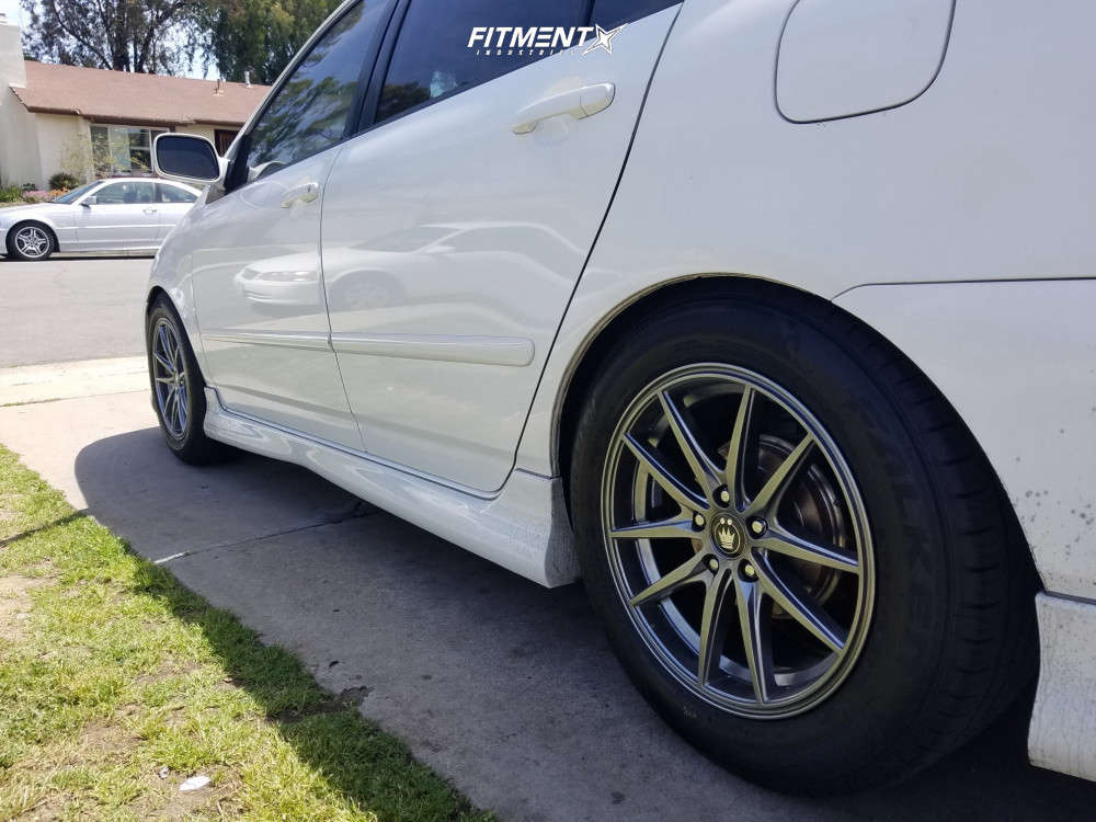2004 Toyota Corolla S with 16x7.5 Konig Oversteer and Falken 205x40 on ...