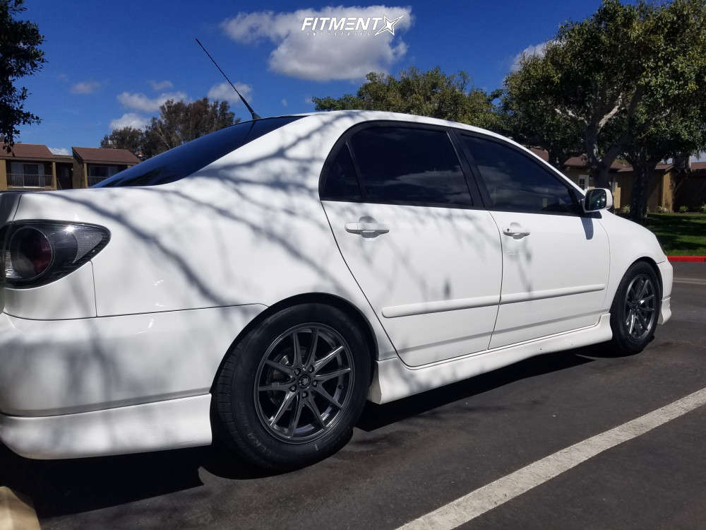 2004 Toyota Corolla S with 16x7.5 Konig Oversteer and Falken 205x40 on ...