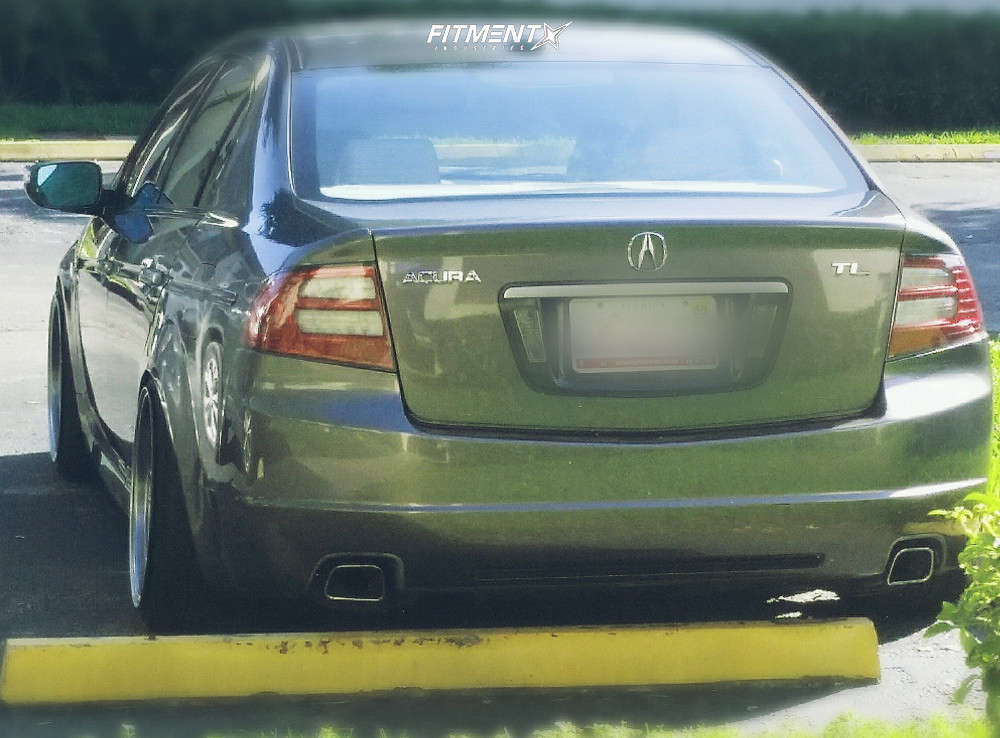 2007 Acura TL Base with 18x9.5 ESR Sr11 and Delinte 215x40 on Coilovers ...