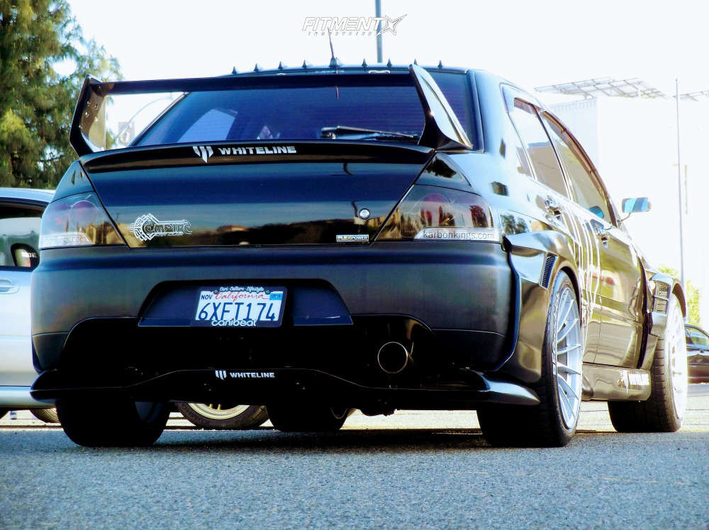 2003 Mitsubishi Lancer Evolution with 18x10.5 Enkei Rs05-rr and ...