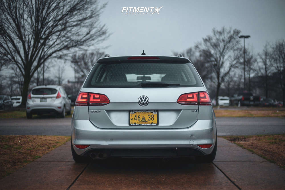 2015 Volkswagen Golf SportWagen TDI S with 19x8.5 Rotiform Ind-t and ...