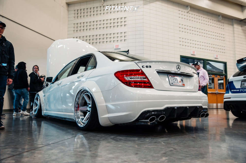 2012 Mercedes-Benz C63 AMG Base with 20x10 Rotiform PNT and Hankook ...