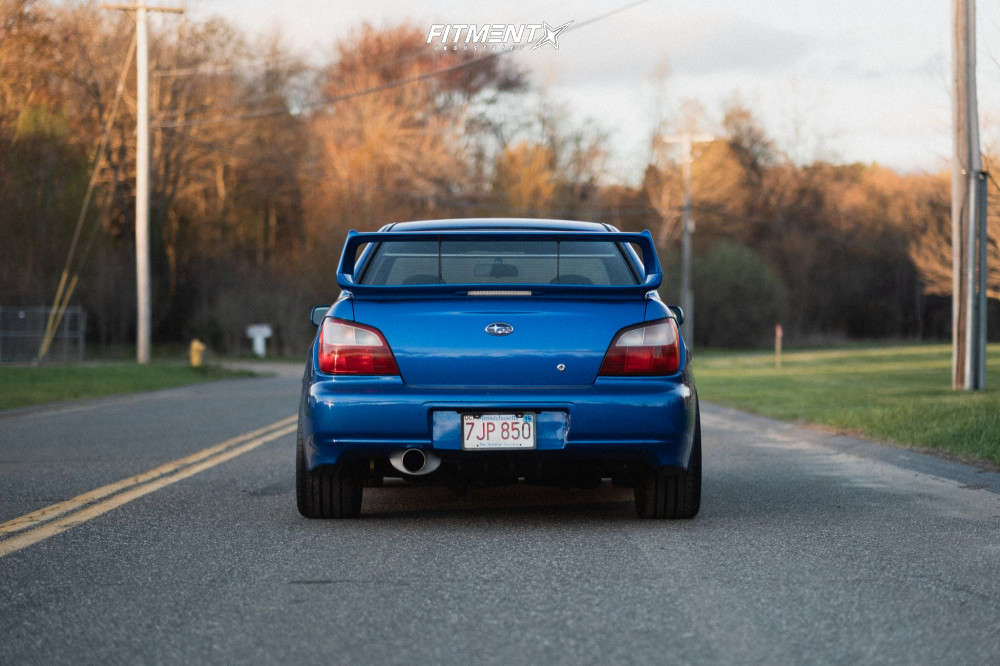 2002 Subaru WRX WRX with 18x9.5 SSR Gtv02 and Continental 265x35 on ...