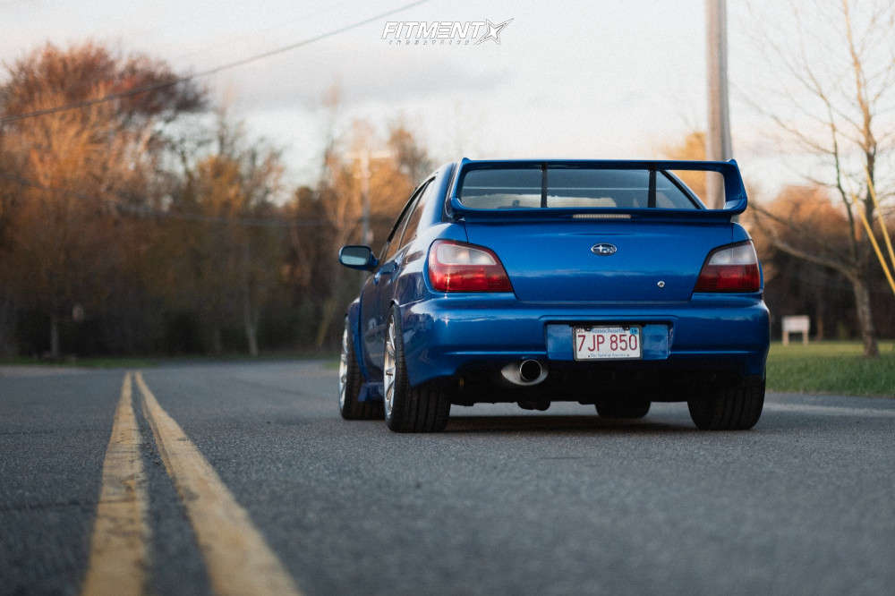 2002 Subaru WRX WRX with 18x9.5 SSR Gtv02 and Continental 265x35 on ...