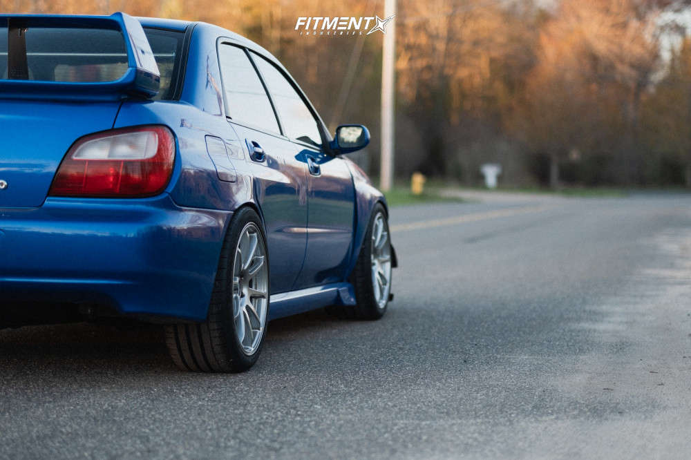 2002 Subaru WRX WRX with 18x9.5 SSR Gtv02 and Continental 265x35 on ...