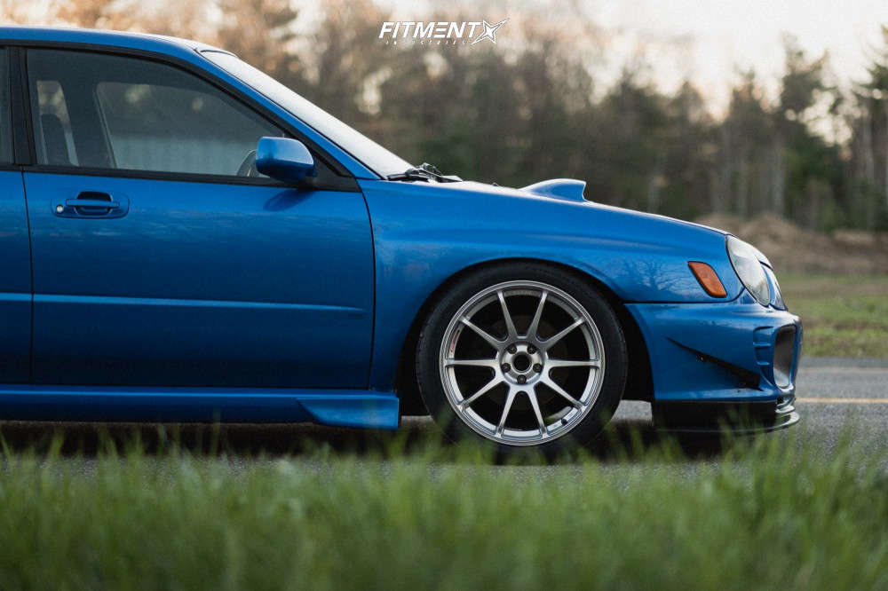 2002 Subaru WRX WRX with 18x9.5 SSR Gtv02 and Continental 265x35 on ...