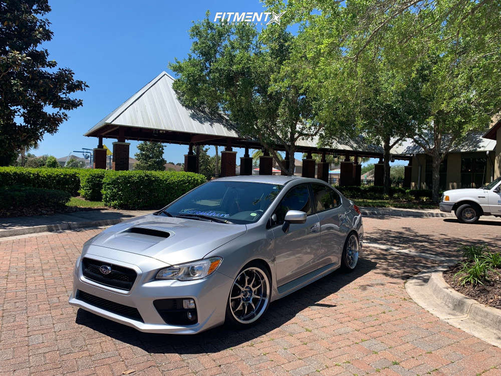 2017 Subaru WRX Base with 18x9.5 Work D9r and Firestone 255x35 on ...