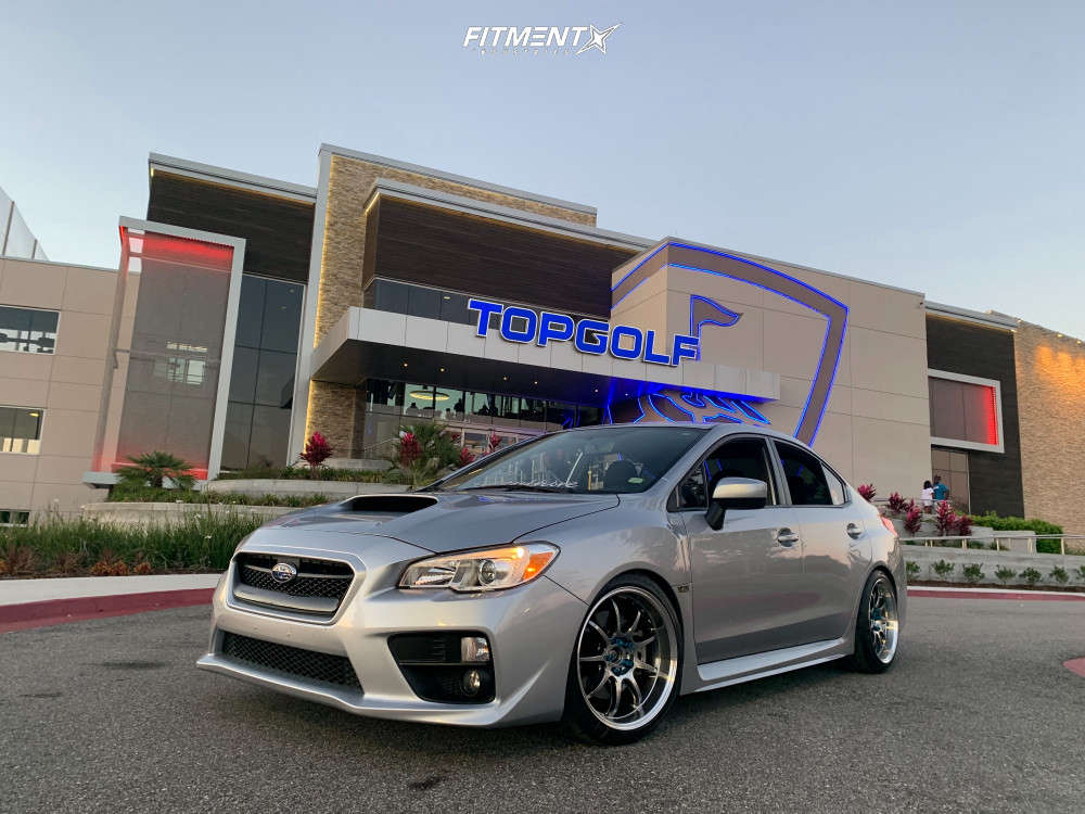 2017 Subaru WRX Base with 18x9.5 Work D9r and Firestone 255x35 on ...
