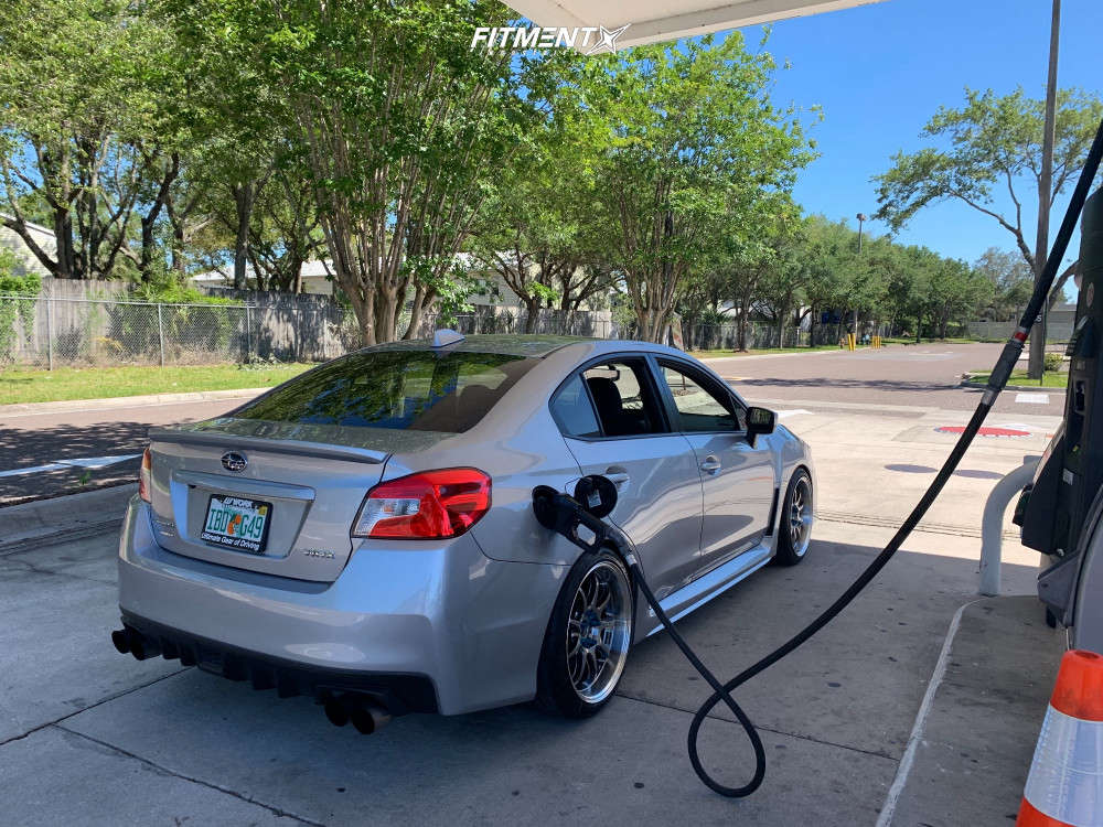 2017 Subaru WRX Base with 18x9.5 Work D9r and Firestone 255x35 on ...