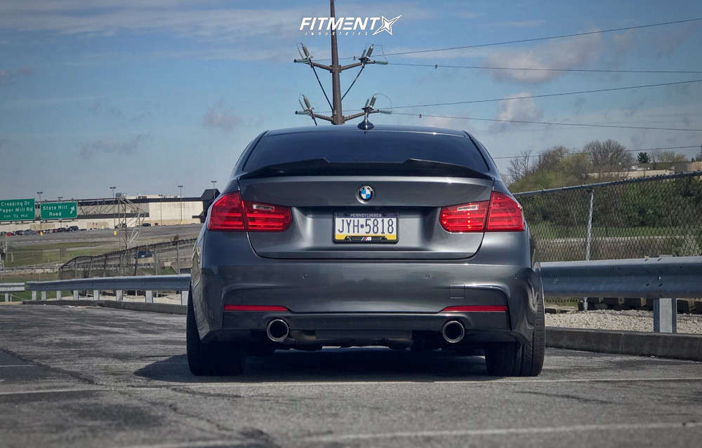 2015 BMW 335i XDrive Base with 19x8.5 Rotiform Rse and Hankook 235x35 ...
