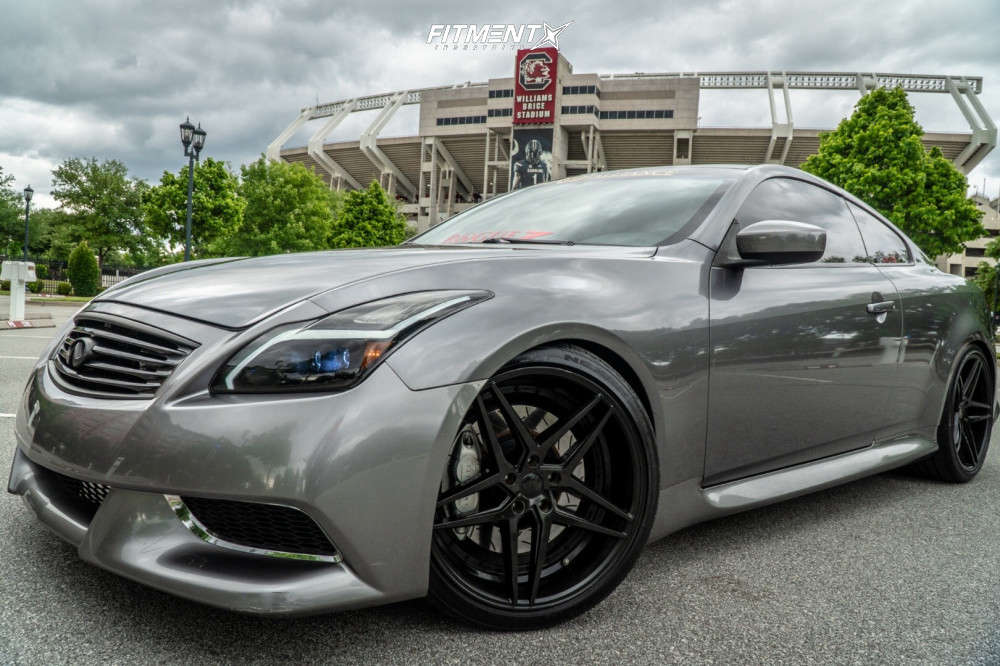 2010 INFINITI G37 Sport with 20x9 Rosso Reactiv and Nexen 245x35 on ...